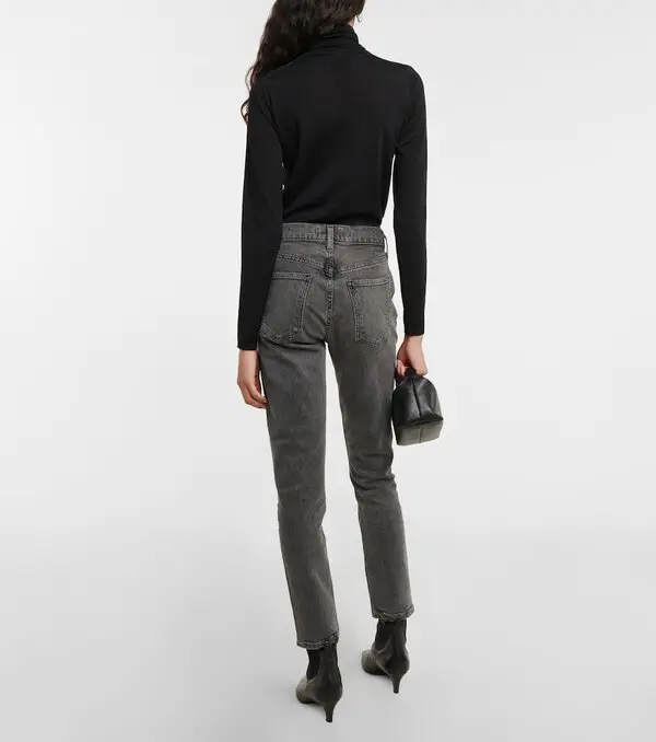 AGOLDE Merrel Mid-rise Slim Jeans