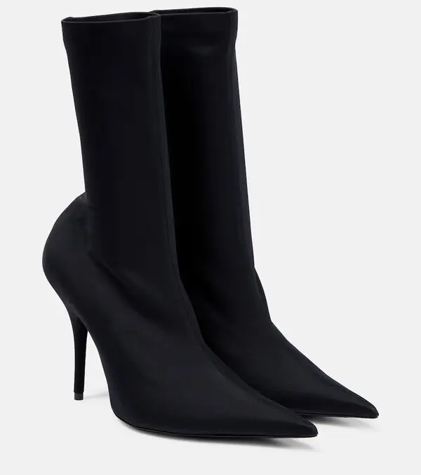 Balenciaga Knife 110 Sock Boots Black Editorialist