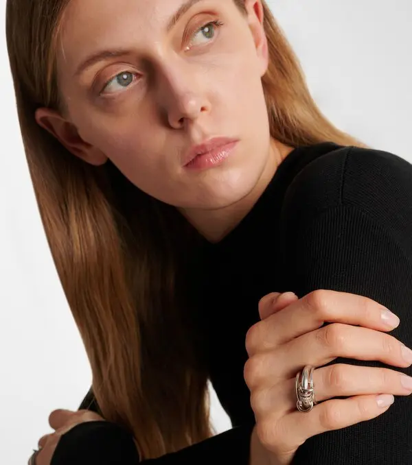 SPINELLI KILCOLLIN Gemini Sterling Ring With White Diamonds