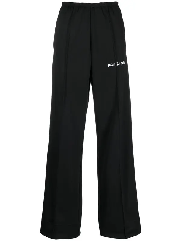 Palm Angels Logo-print Track Pants - Black