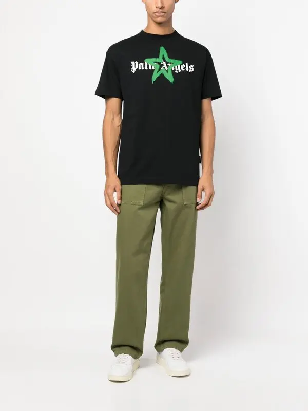 Palm Angels Logo-print T-shirt
