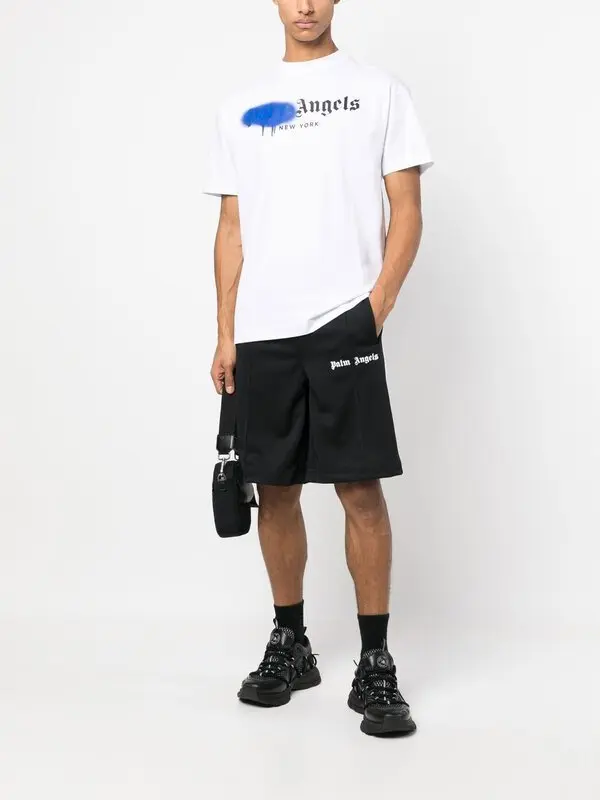 Palm Angels Logo-print Track Shorts