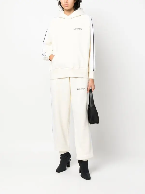 Palm Angels Logo-print Track Pants - Neutrals