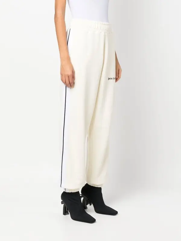 Palm Angels Logo-print Track Pants - Neutrals