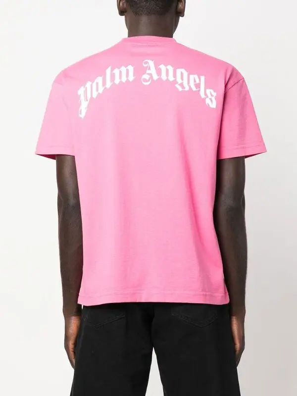 Palm Angels Shark-print Organic Cotton T-shirt