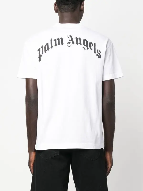 Palm Angels Broken Palm Print T-shirt - White