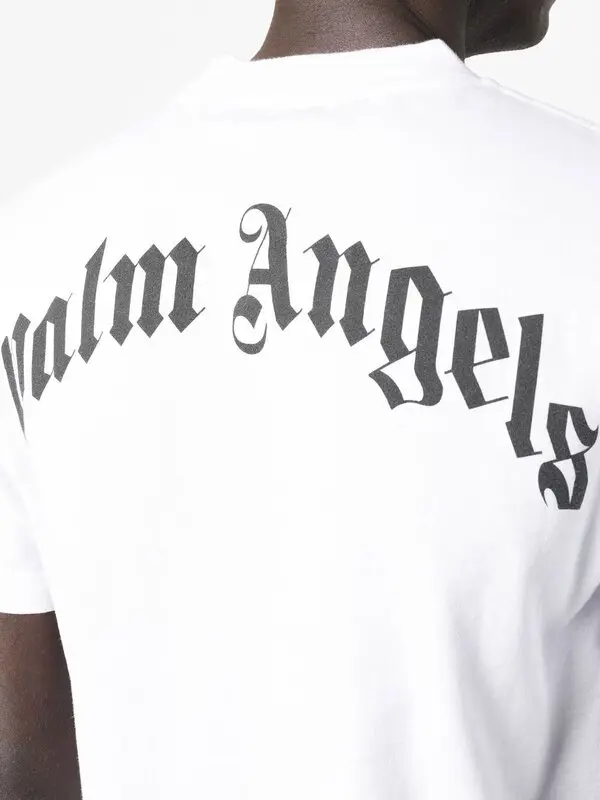 Palm Angels Broken Palm Print T-shirt - White