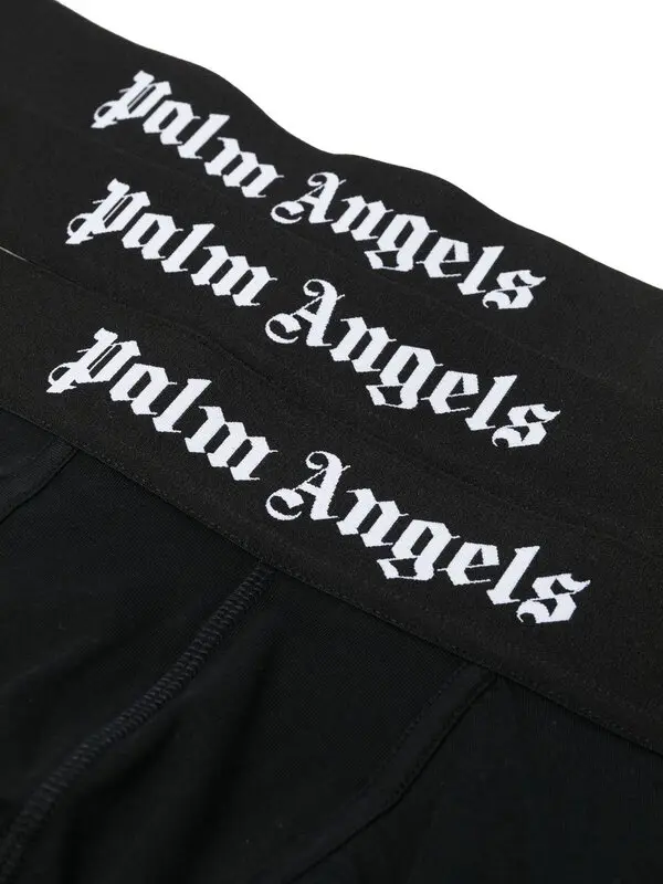 Palm Angels Tri-pack Logo-waistband Boxer Set