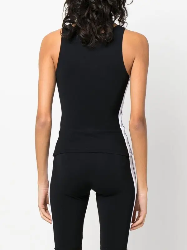 Palm Angels Logo-print Tank Top - Black