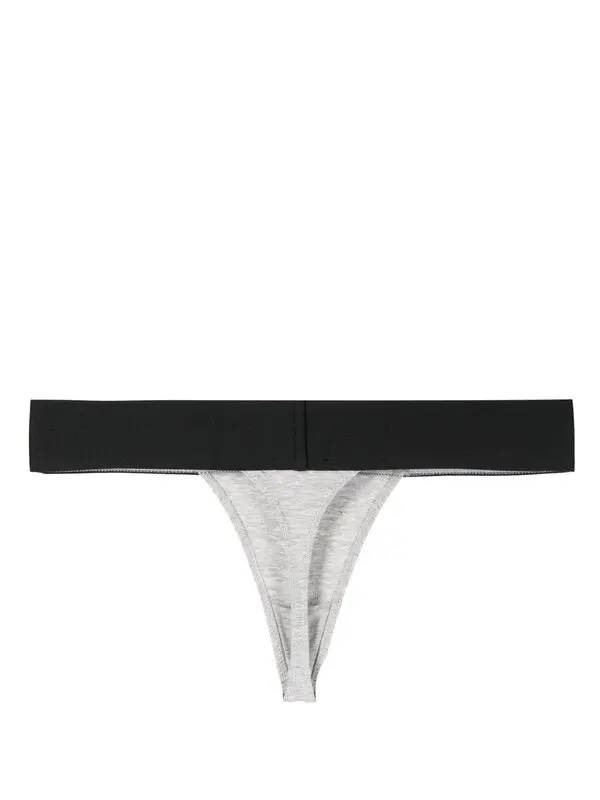 Palm Angels Logo-trim Stretch-cotton Thong