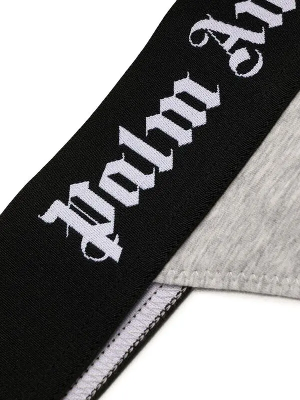 Palm Angels Logo-trim Stretch-cotton Thong