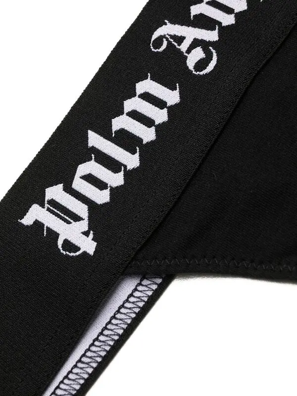 Palm Angels Logo-band Thong - Black