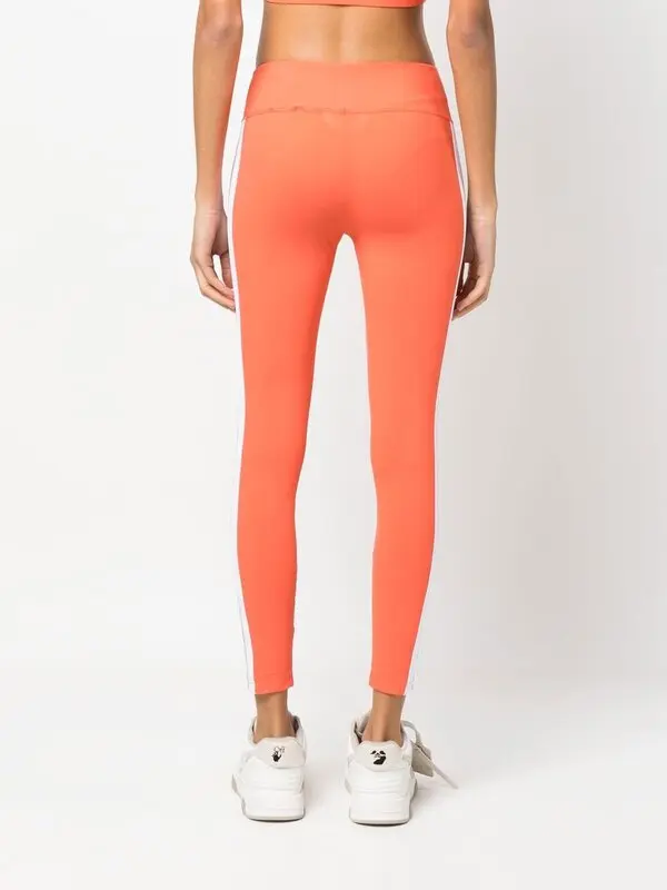 Palm Angels Logo-print Leggings - Orange
