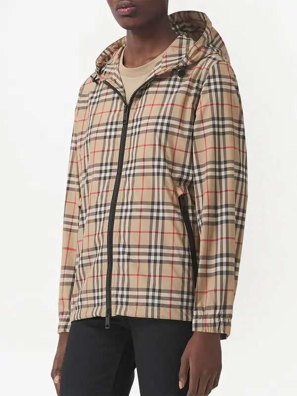 Burberry Vintage Check Hooded Jacket