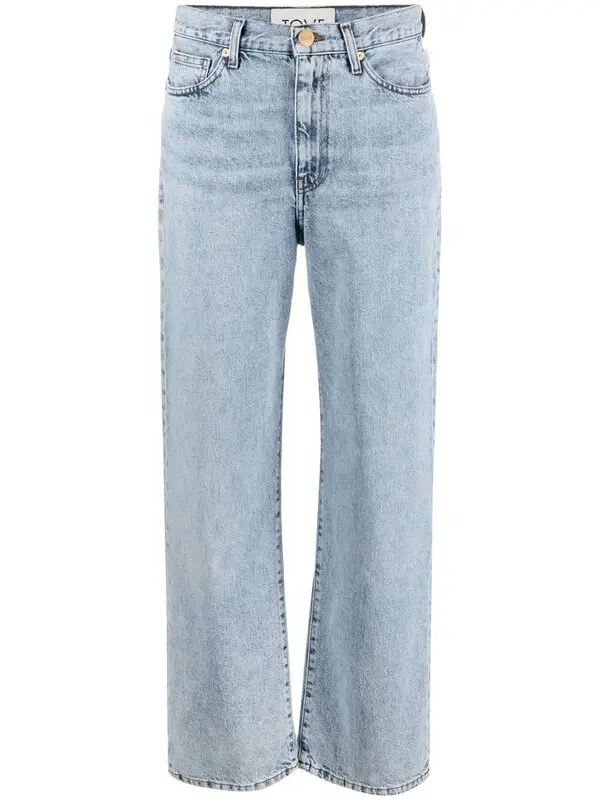 Tove Sofie Straight-leg Boyfriend Jeans - Blue