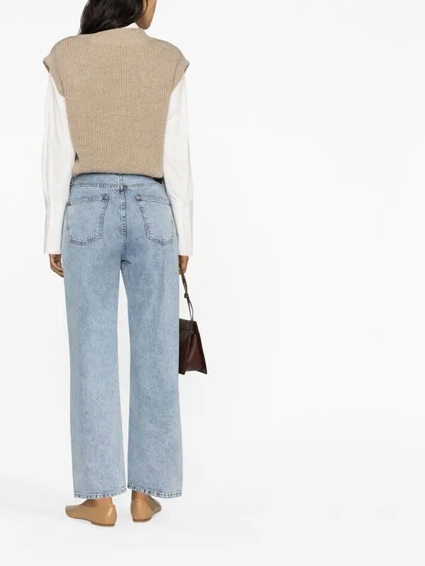 Tove Sofie Straight-leg Boyfriend Jeans - Blue