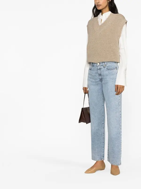 Tove Sofie Straight-leg Boyfriend Jeans - Blue