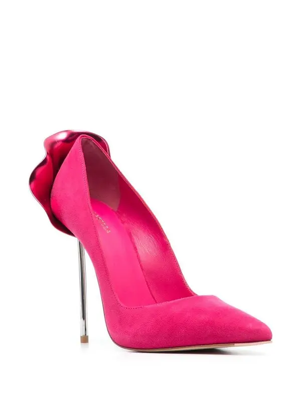 LE SILLA Petalo 120mm Suede Pumps - Pink