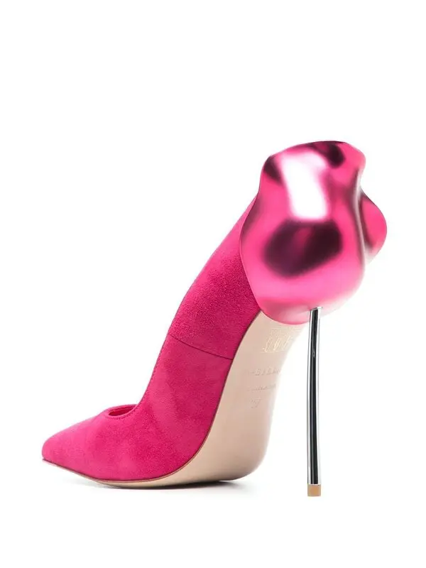 LE SILLA Petalo 120mm Suede Pumps - Pink