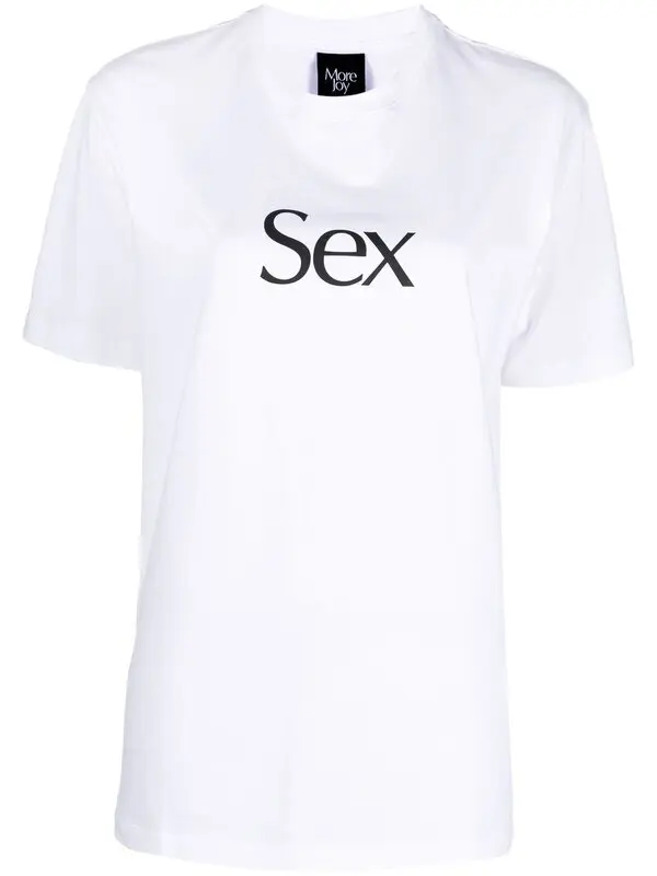 MORE JOY Graphic Print Short-sleeve T-shirt