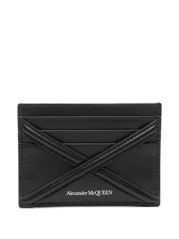 Alexander McQueen The Harness Card Holder - Black