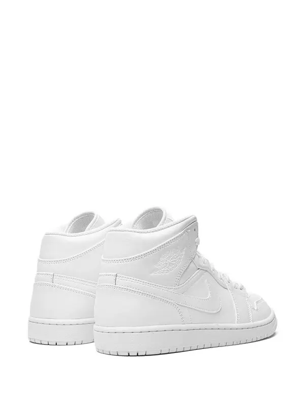 JORDAN Air 1 Mid Triple Sneakers - White