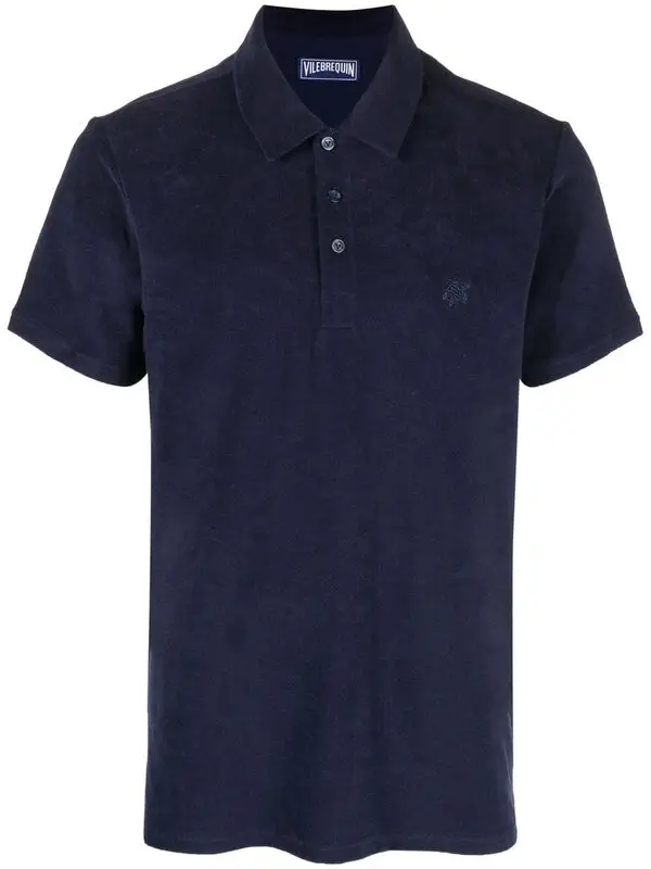 Vilebrequin Phoenix Terry Short-sleeved Polo Shirt - Blue
