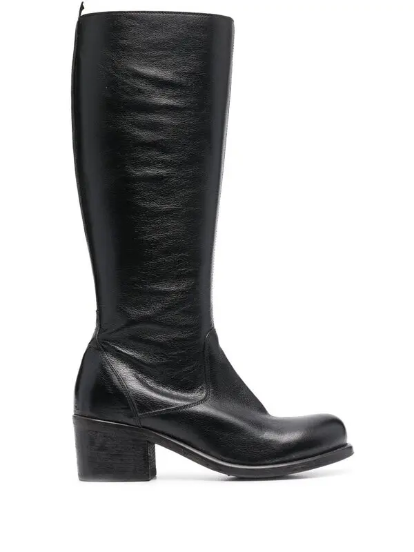 Moma Calf-length Leather Boots