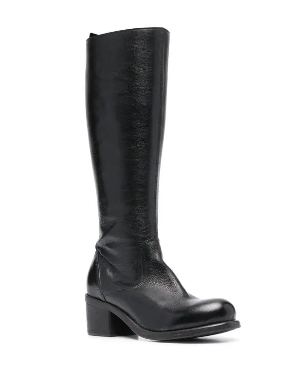 Moma Calf-length Leather Boots