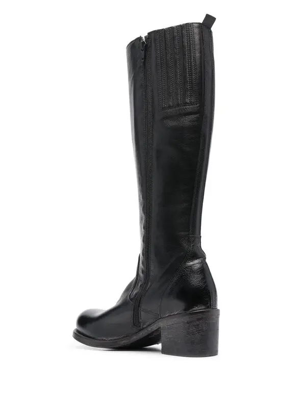 Moma Calf-length Leather Boots