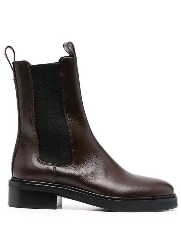 AeydĒ 40mm Leather Boots - Brown