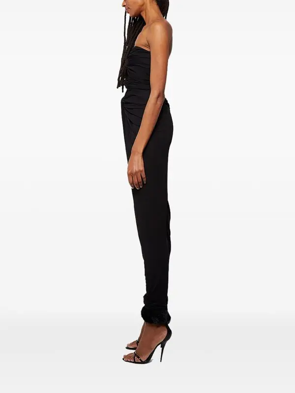 Saint Laurent Strapless Skinny Jumpsuit