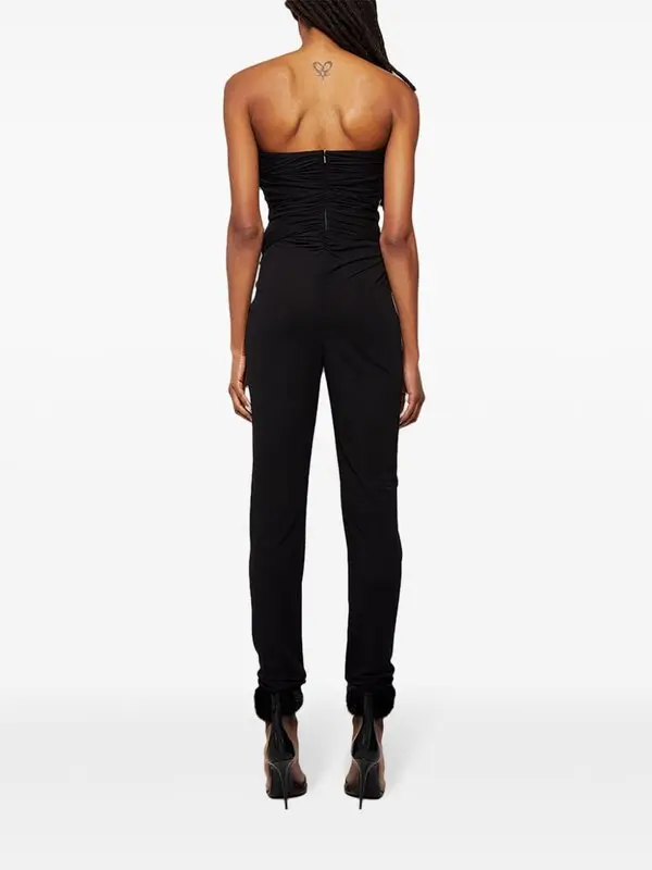 Saint Laurent Strapless Skinny Jumpsuit
