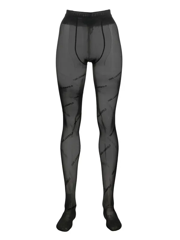 Karl Lagerfeld K/essential Logo-print Tights