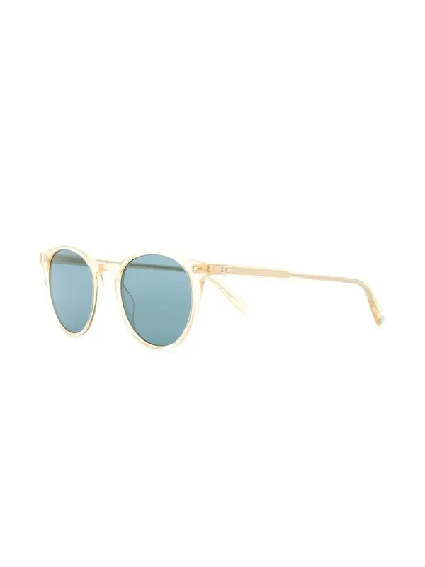 Garrett Leight Clune Round Frame Sunglasses
