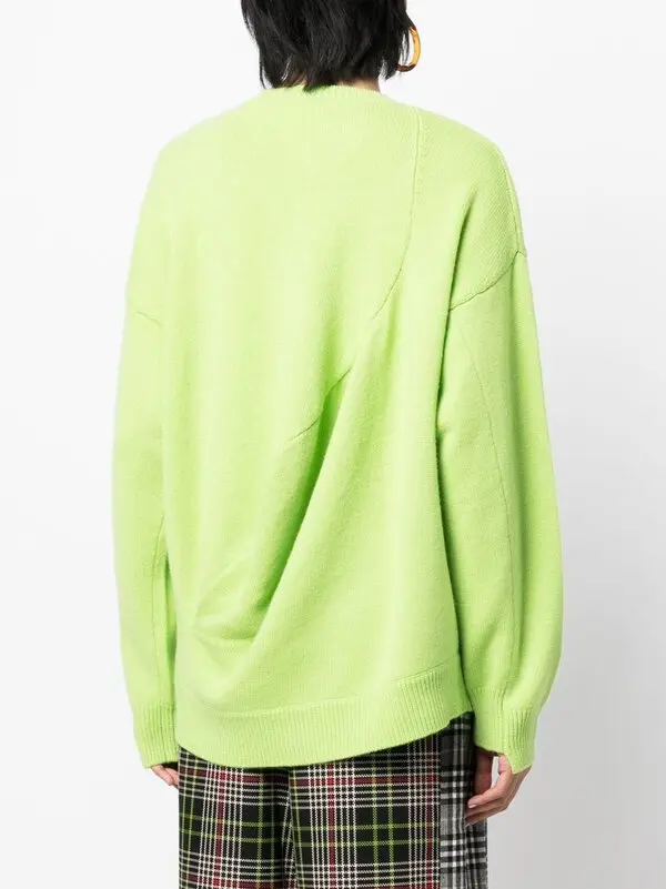 ENFOLD Slouched-knit Sweatshirt
