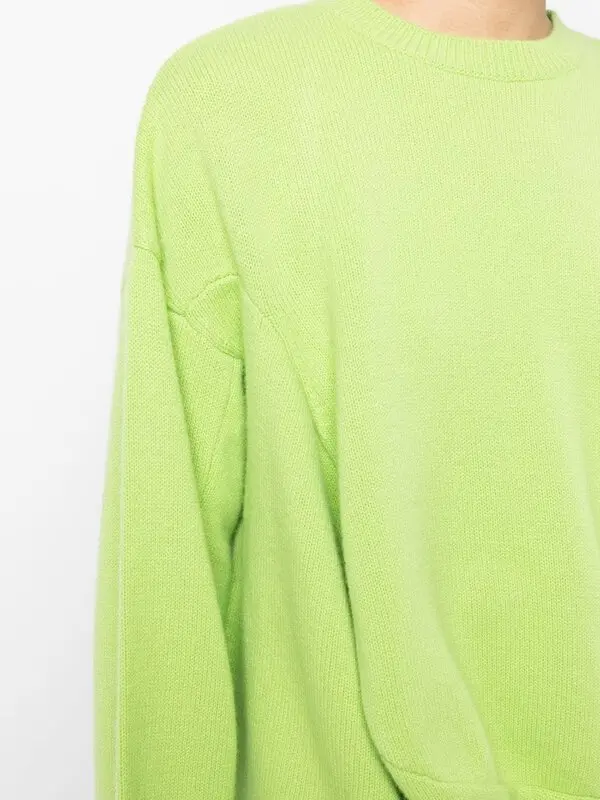 ENFOLD Slouched-knit Sweatshirt