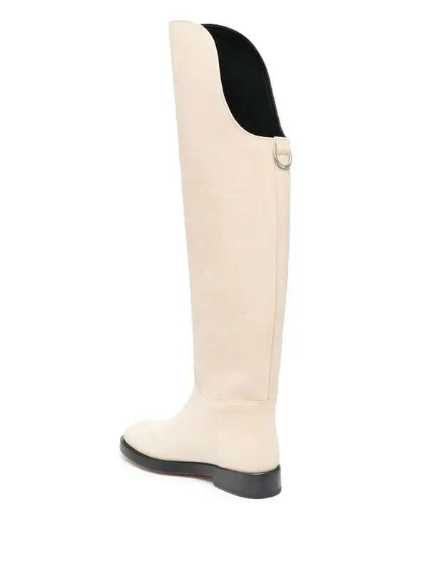 DURAZZI MILANO Suede Riding Boots
