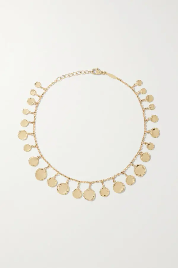 Jacquie Aiche Shaker 14-karat Anklet - Gold