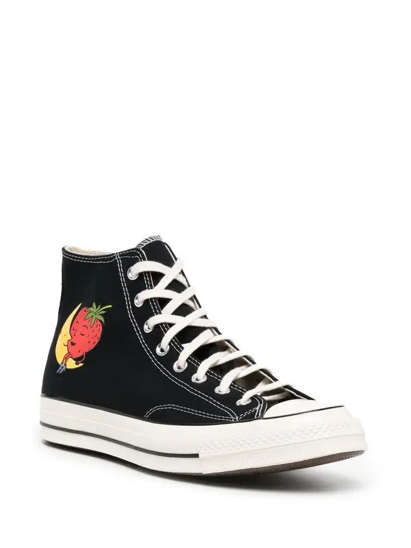 CONVERSE Cartoon-print High-top Sneakers