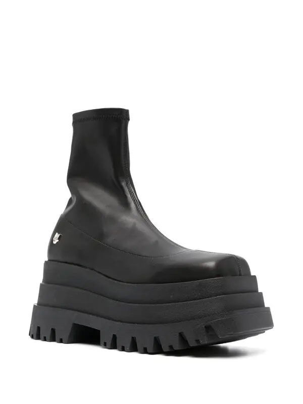 NAKED WOLFE Sassy Platform Ankle Boots