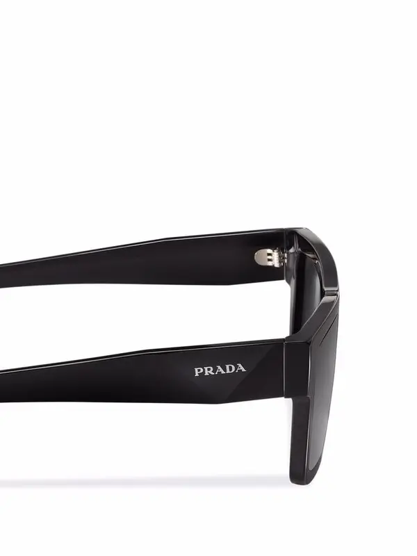 Prada Symbole Square-frame Sunglasses - Grey