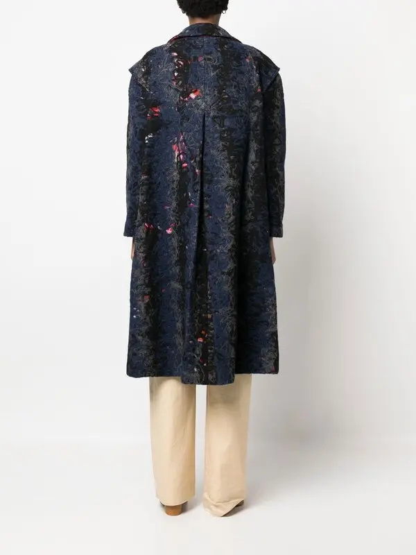 VITELLI Single-breasted Recycled Wool Coat