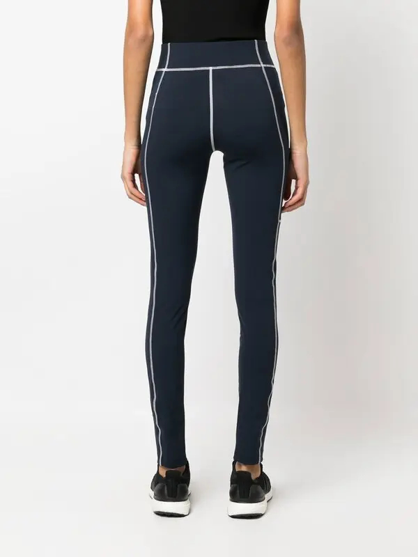 J. Lindeberg Zena Contrast-stitch Leggings - Blue