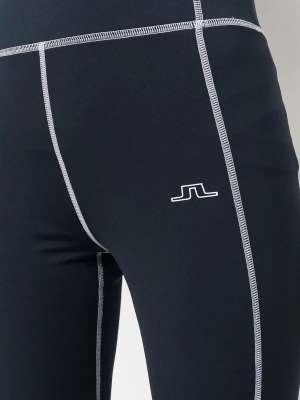 J. Lindeberg Zena Contrast-stitch Leggings - Blue