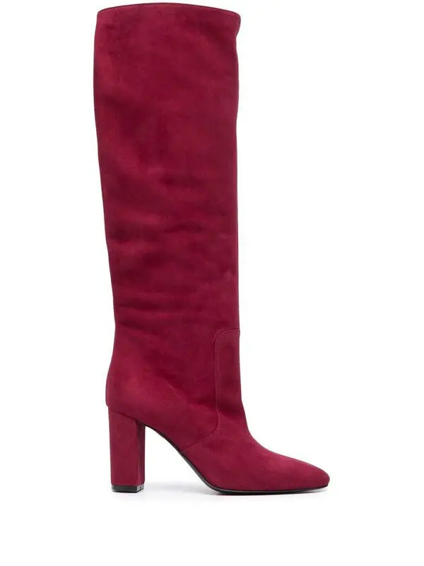 VIA ROMA 15 80mm Knee-length Suede Boots