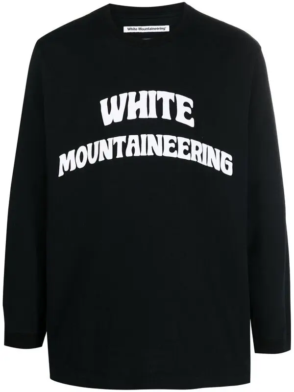 WHITE MOUNTAINEERING Logo Print Crewneck Sweatshirt