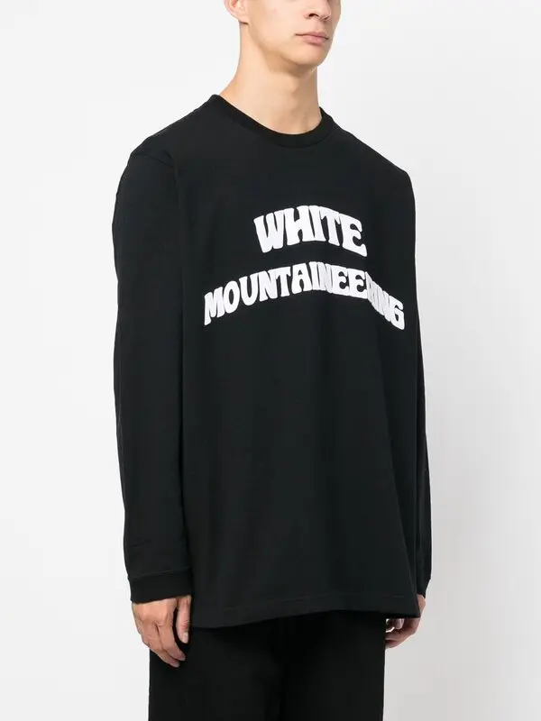 WHITE MOUNTAINEERING Logo Print Crewneck Sweatshirt