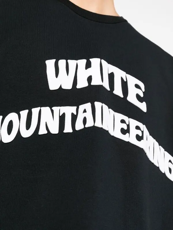 WHITE MOUNTAINEERING Logo Print Crewneck Sweatshirt