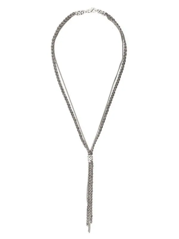 Emanuele Bicocchi Tie Chain Necklace - Silver